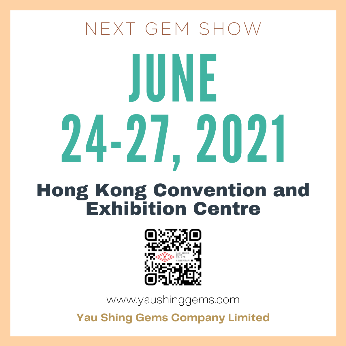 Hong Kong Jewellery & Gem Fair (June 24-27, 2021) – Yau Shing Gems