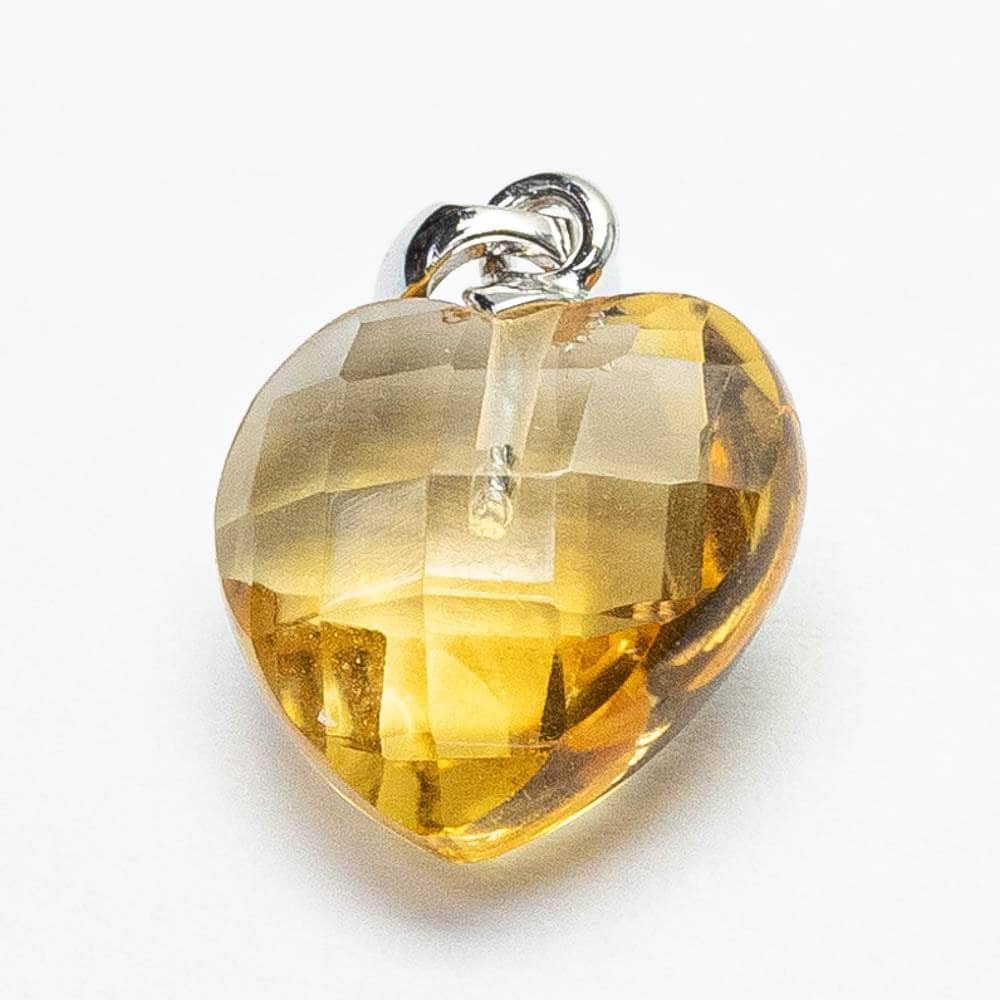 Citrine (FC)Heart Pendant 12mm – Yau Shing Gems