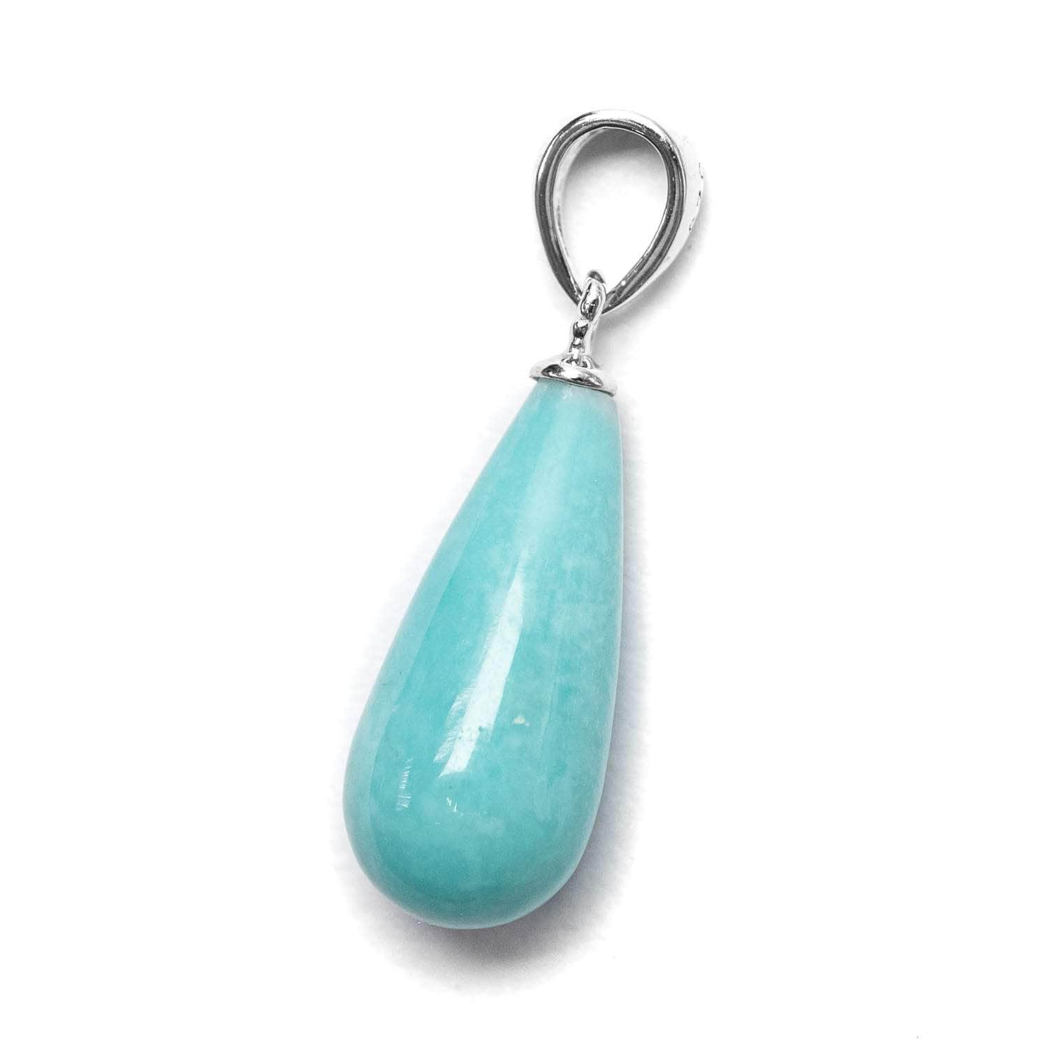Turquoise Pear Pendant – Yau Shing Gems