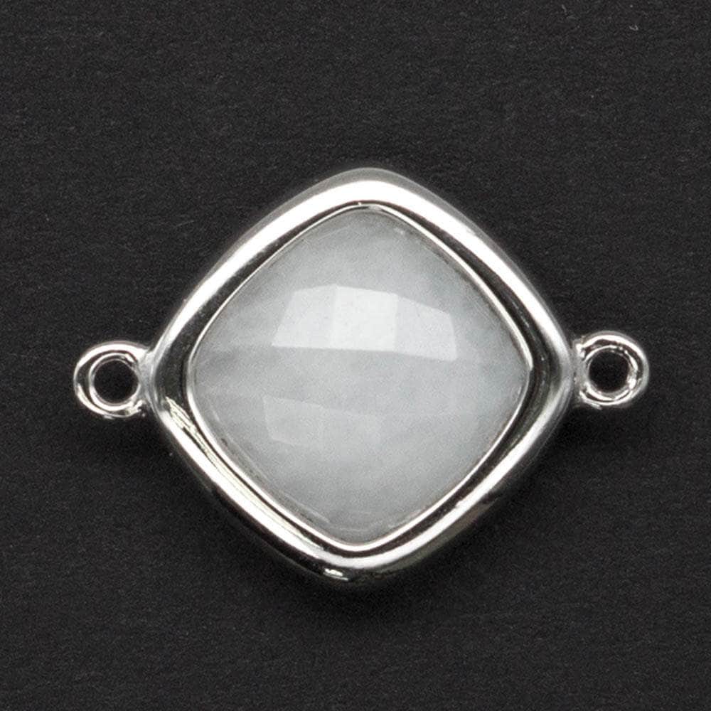 White Natural Quartzite (F)Double Sided Kite Connector DSK01 10x10mm ...